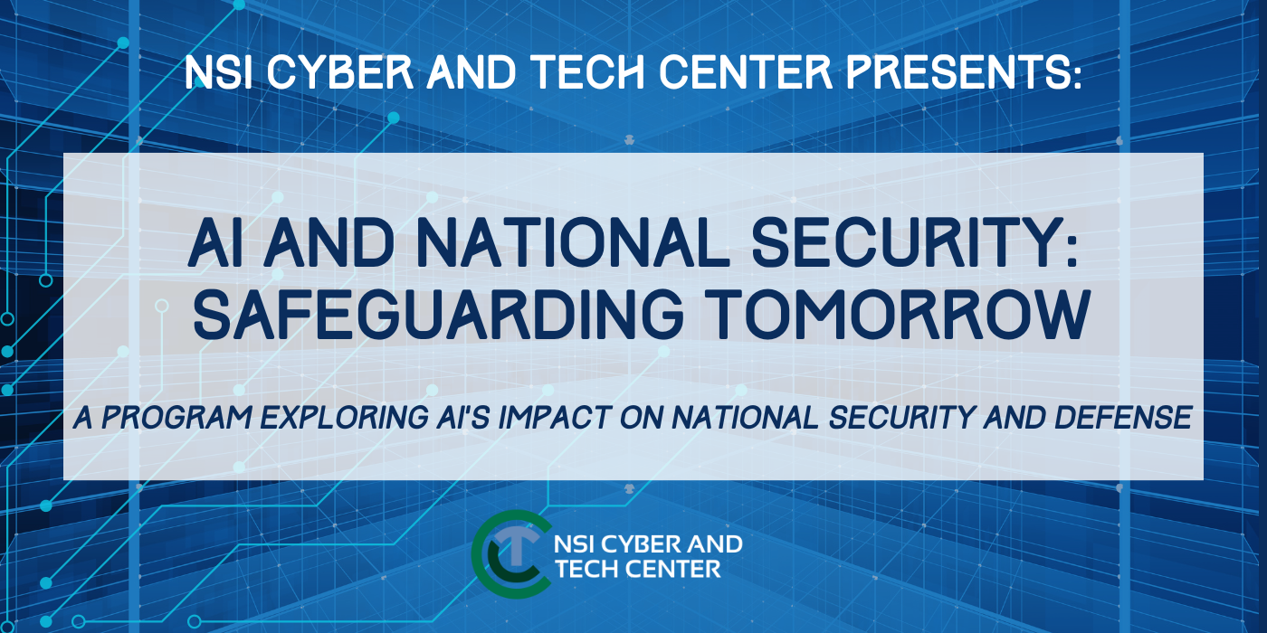 Upcoming Events - National Security Institute